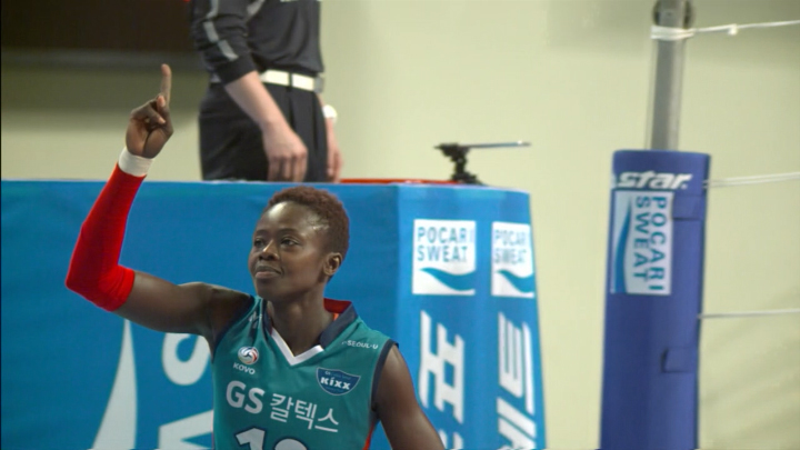 긴 랠리 끝내는 듀크! 역전하는 GS칼텍스 | SOOP VOD