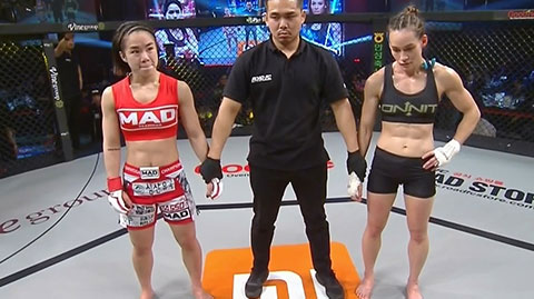 ROAD FC 045 5경기 하이라이트 함서희 vs 진 유 프레이 | SOOP VOD